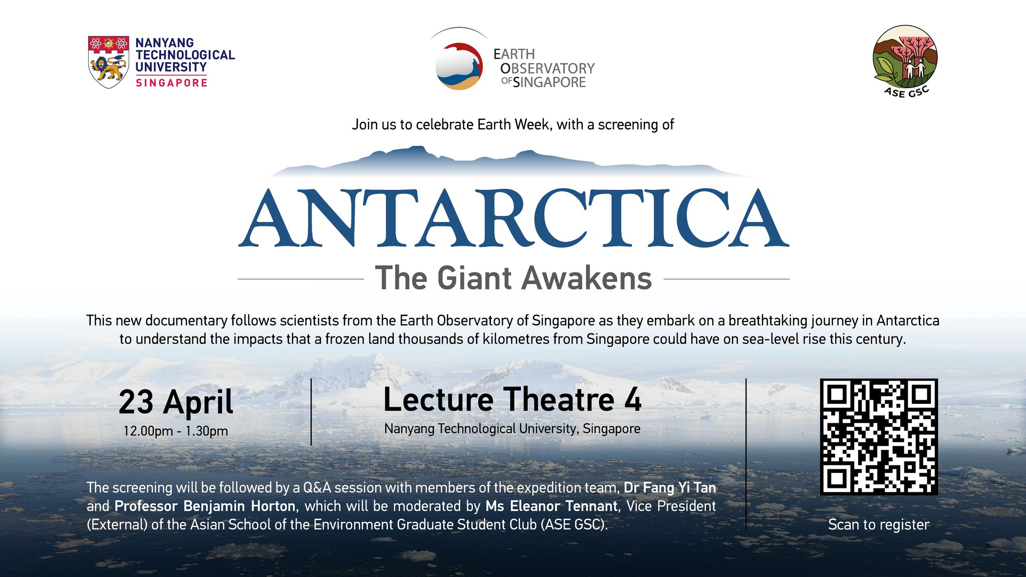 Screening of Antarctica - The Giant Awakens | Earth Observatory of ...